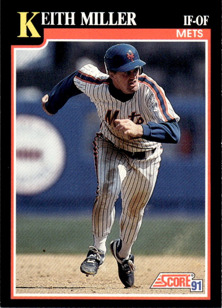 1991 Score Keith Miller #318 on Kronozio