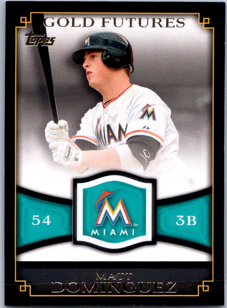 2012 Topps Gold Futures Matt Dominguez #GF-44 on Kronozio