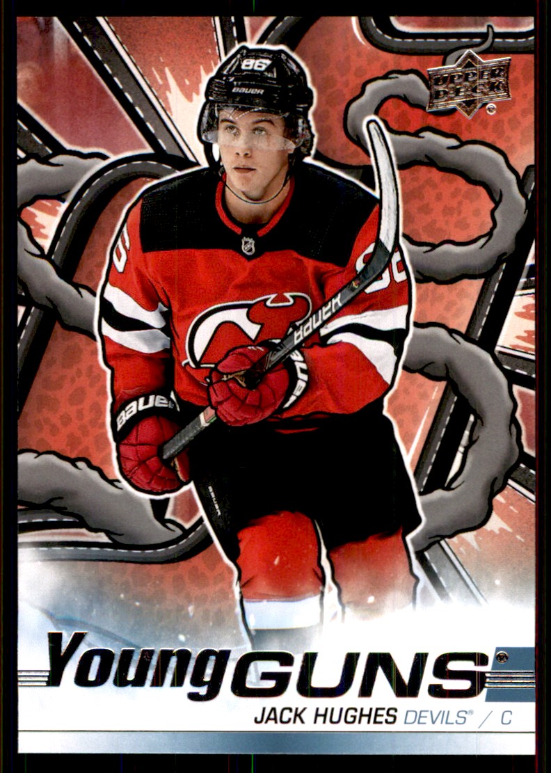 2024-25 Upper Deck Serie 2 Young Guns Renewed Jack Hughes #201 on Kronozio