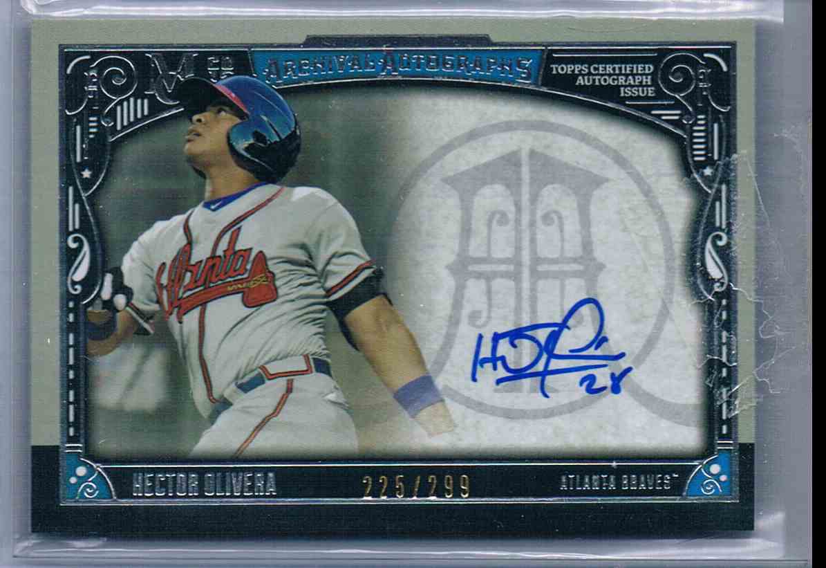 2016 Topps Museum Collection Auto Hector Olivera #AA-HO on Kronozio