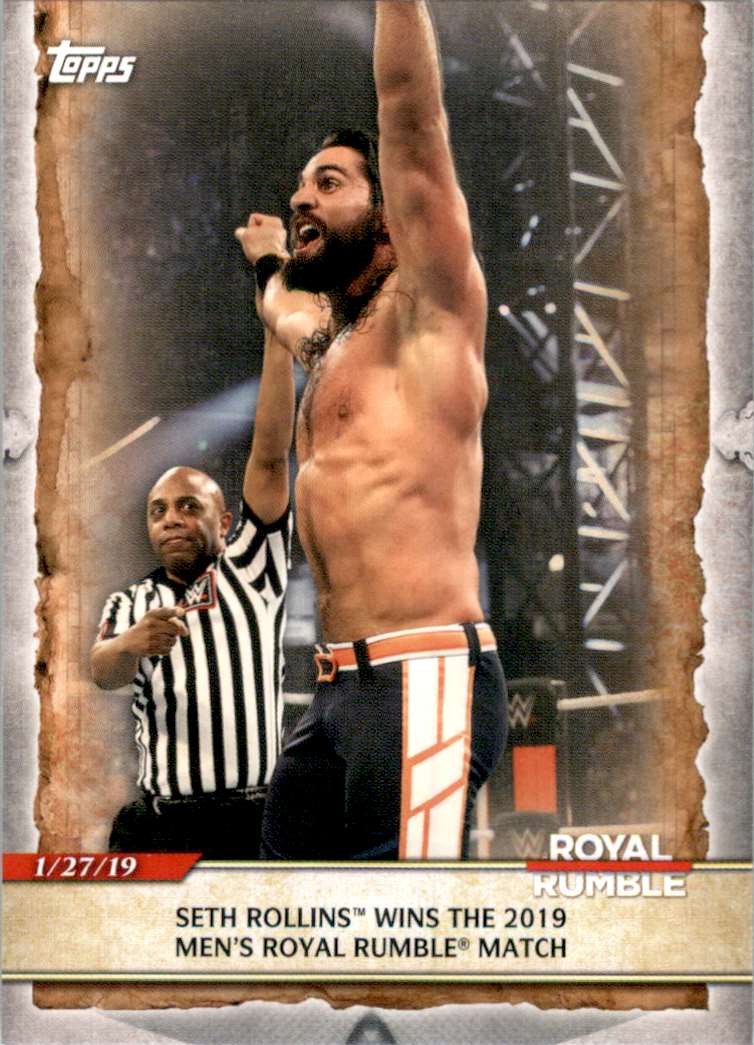 2020 Topps Wwe Road To WrestleMania Seth Rollins #36 on Kronozio