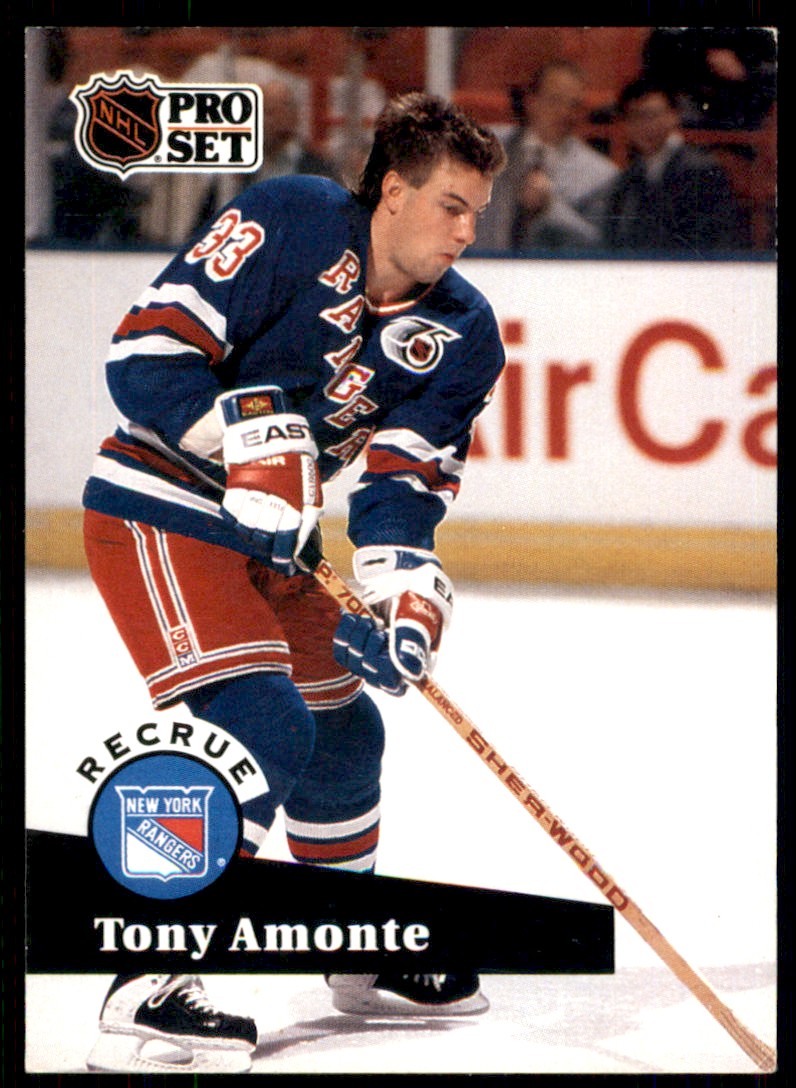1991-92 Pro Set Tony Amonte #550 on Kronozio