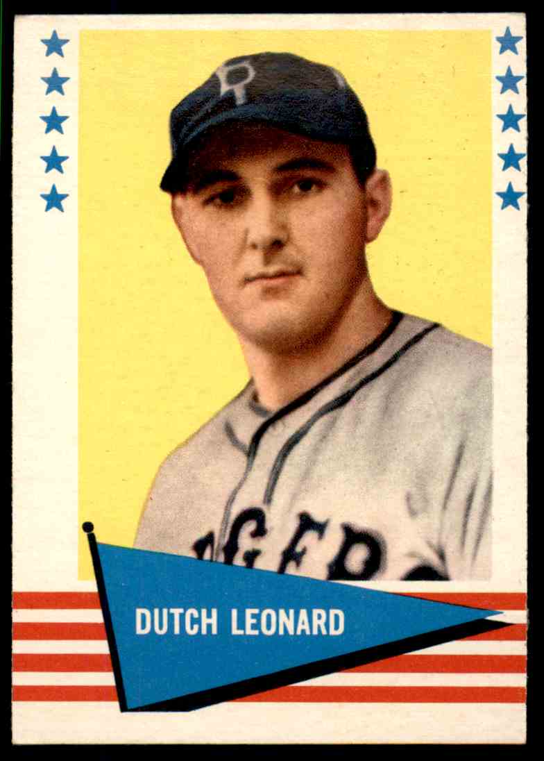 1961 Fleer Baseball Greats Dutch Leonard #121 on Kronozio