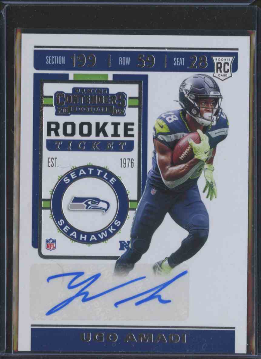 2019 Contenders Rookie Ticket Autograph Ugo Amadi #221 on Kronozio