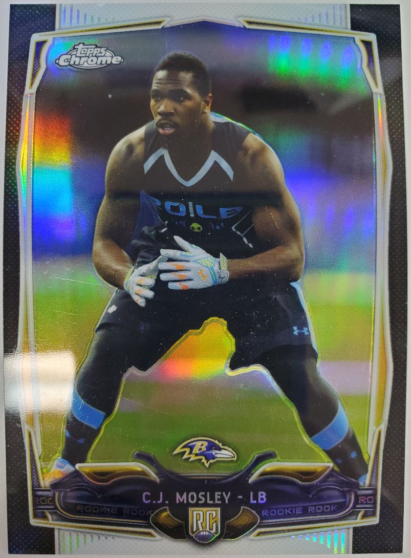 2014 Topps Chrome Black 9507 C.J. Mosley #203 on Kronozio