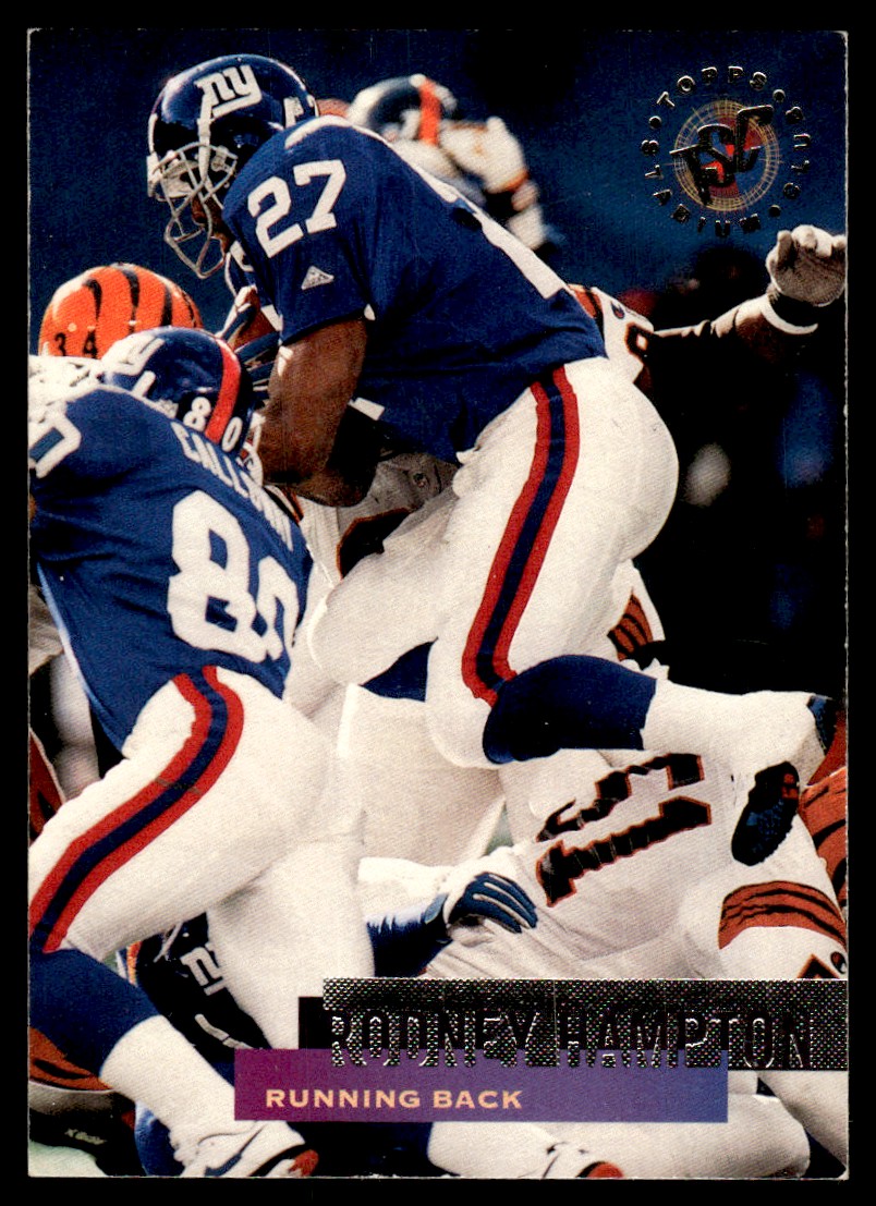 1995 Summit Backfield Stars Rodney Hampton #5 on Kronozio