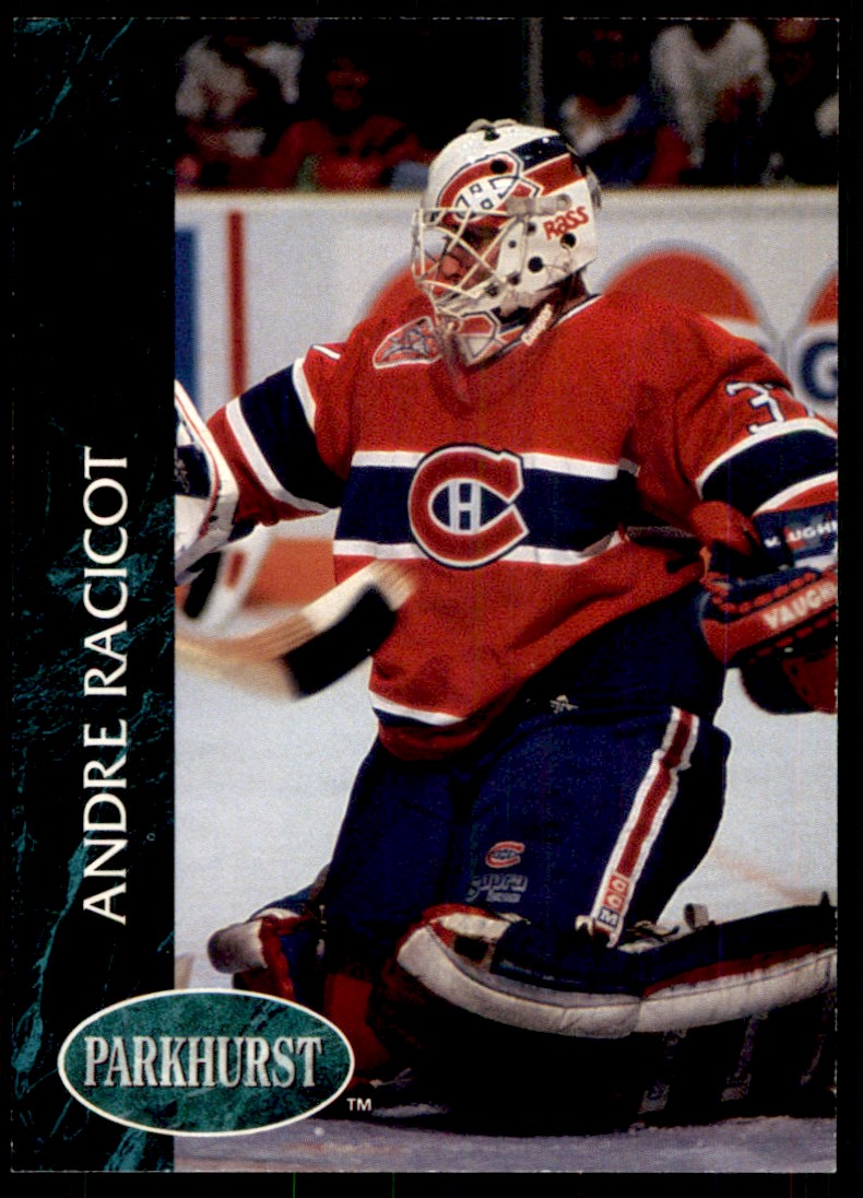 1992-93 Parkhurst Andre Racicot #321 on Kronozio