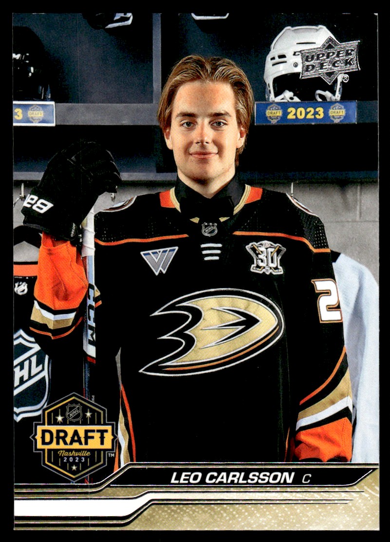 2023-24 Upper Deck National Hockey Card Day Victory Rookies Black Leo ...