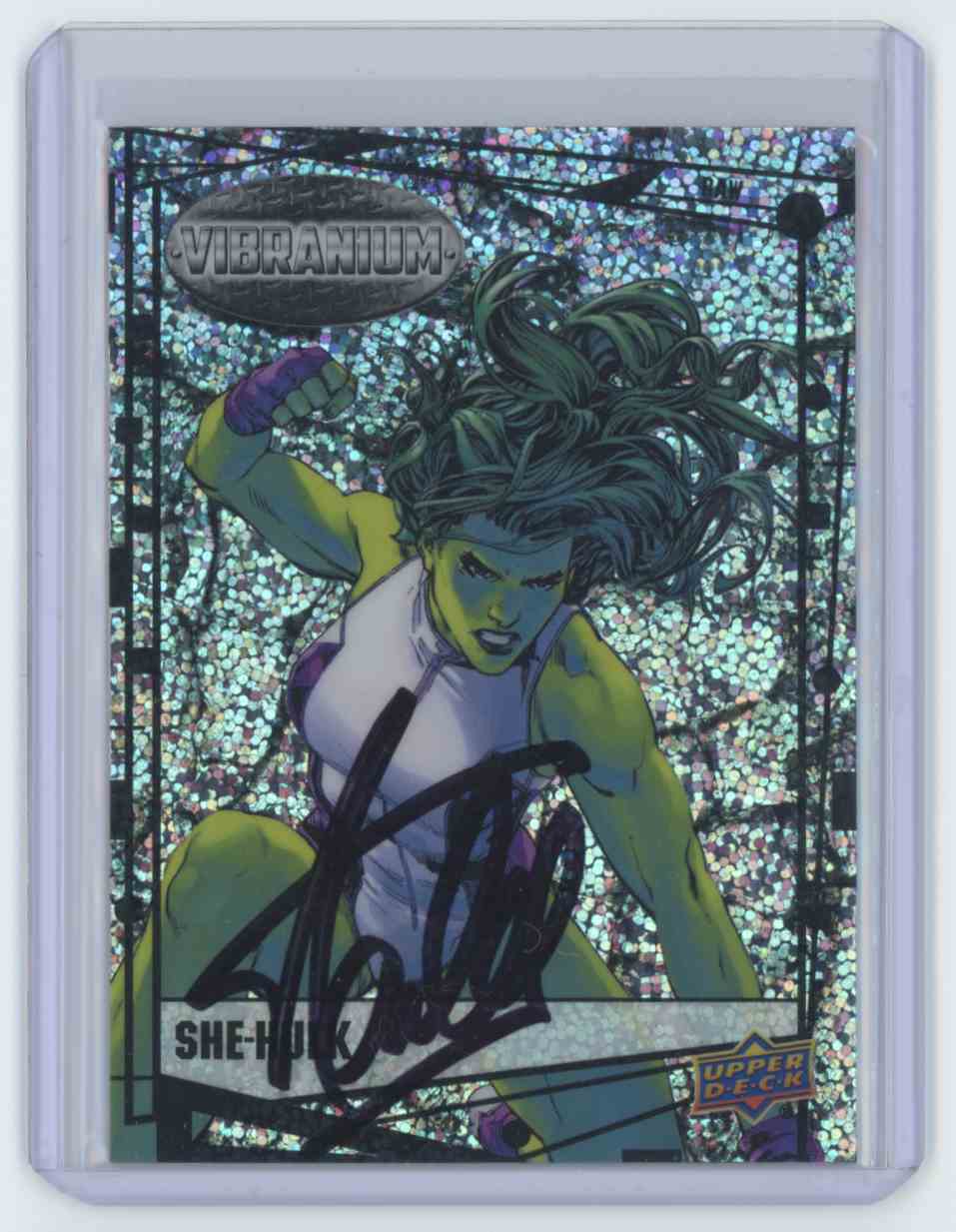 2015 Marvel Cards She Hulk Signed By Stan Lee Stan Lee on Kronozio