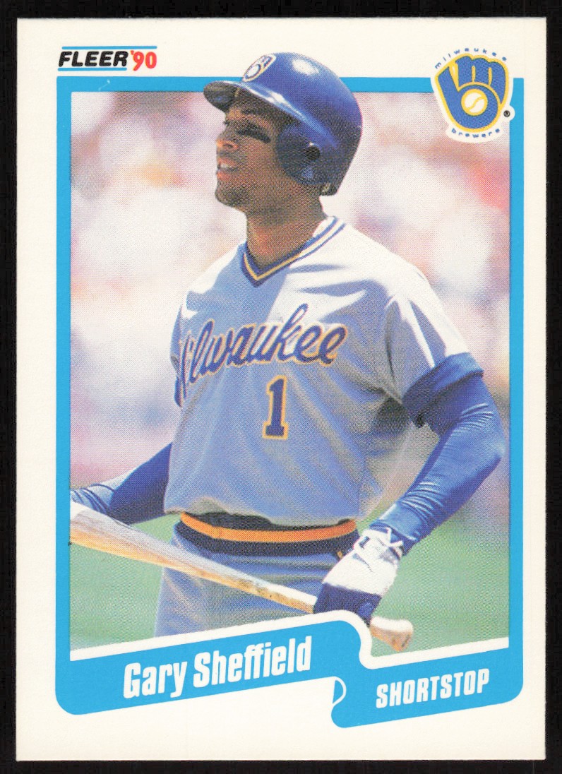 1990 Fleer Gary Sheffield #336 on Kronozio