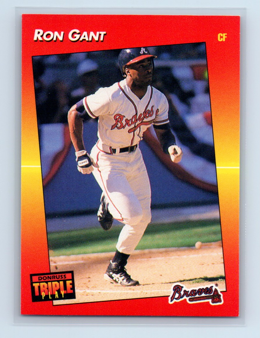 1992 Triple Play Straight from the Pack Ron Gant Atlanta Braves #126 | eBay
