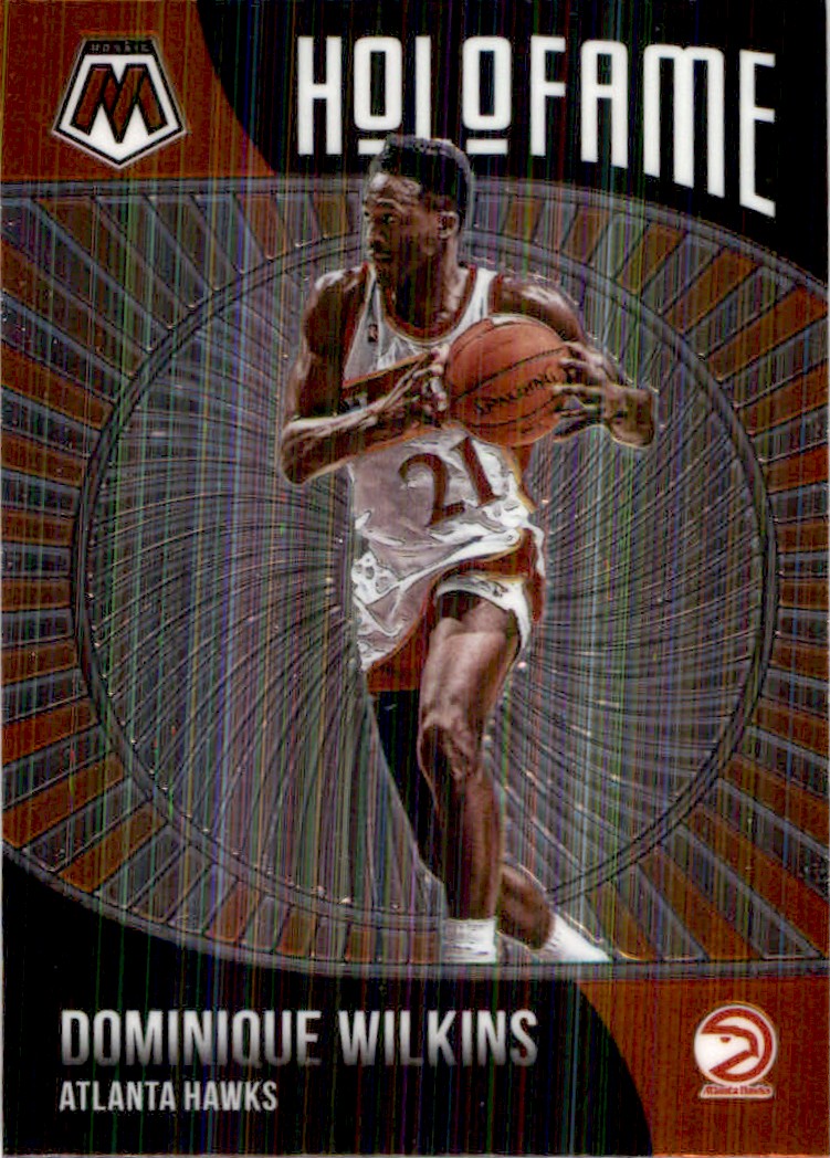 2020-21 Panini NBA Mosaic Hall of Fame Dominique Wilkins #19 on Kronozio