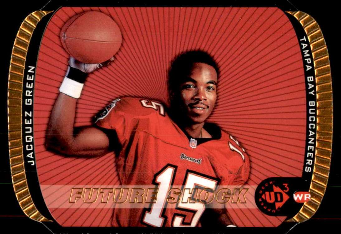 1998 Ud3 Die Cuts Jacquez Green Fe #21 on Kronozio