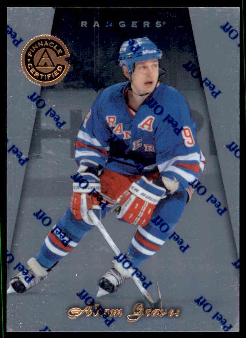 1997-98 Pinnacle Certified Adam Graves #96 on Kronozio