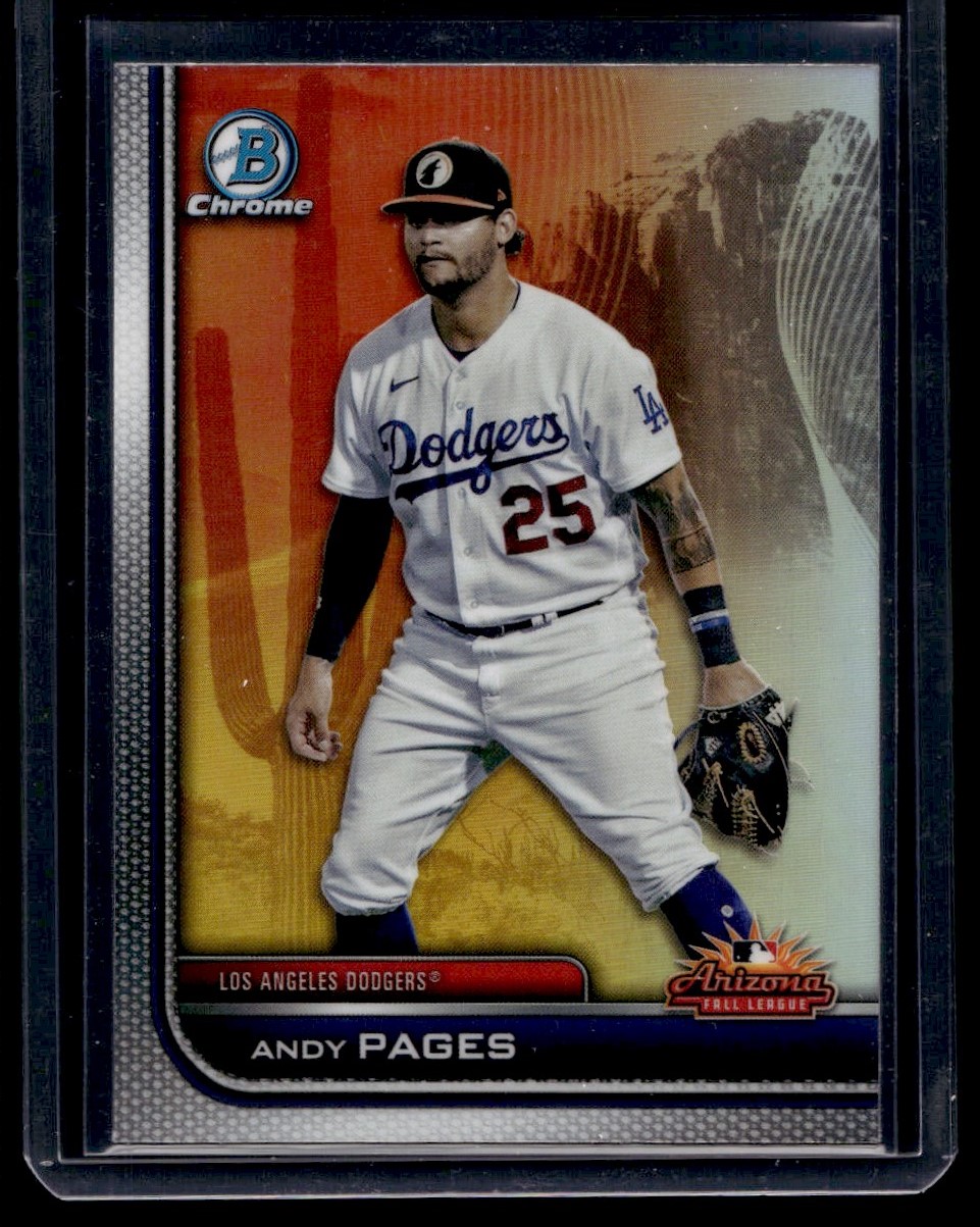 2023 Bowman Chrome 2022 AFL Fall Stars Andy Pages #AFLS-8 on Kronozio