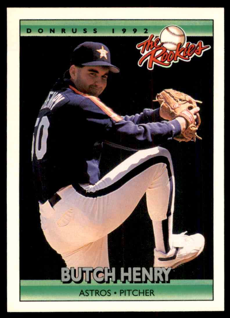 1992 Donruss The Rookies Butch Henry #51 on Kronozio
