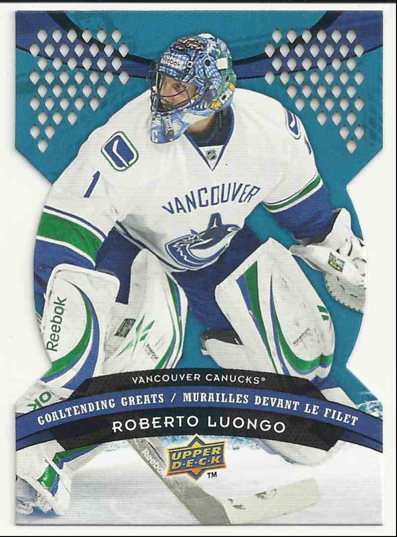 2009-10 Upper Deck McDonalds Goaltending Greats Roberto Luongo #GG2 on ...