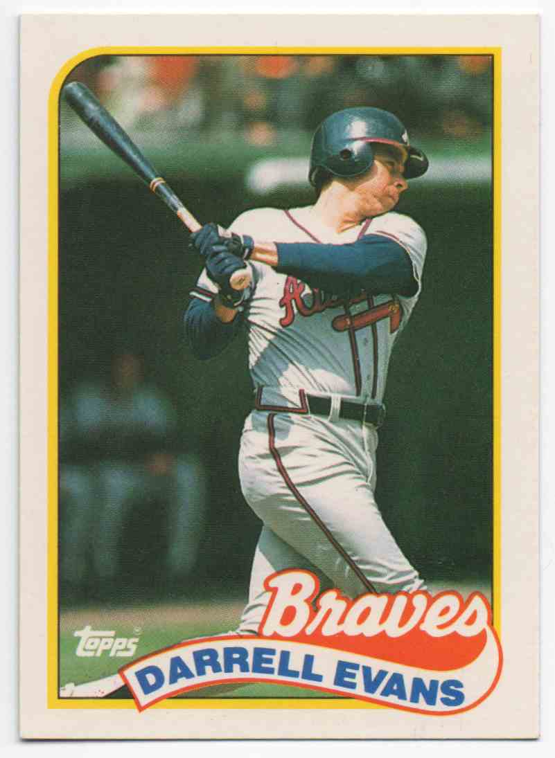 1989 Topps Traded Darrell Evans #31 on Kronozio