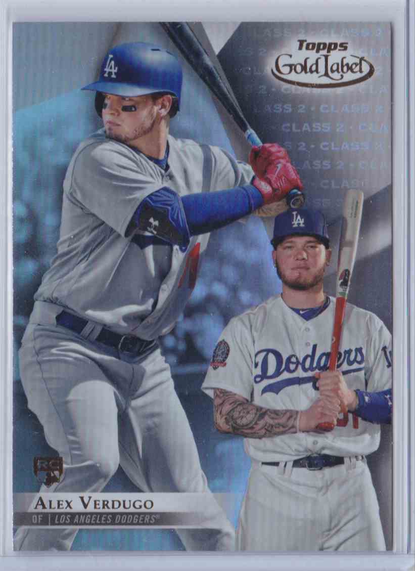 2018 Topps Gold Label Class 2 Alex Verdugo #57A on Kronozio