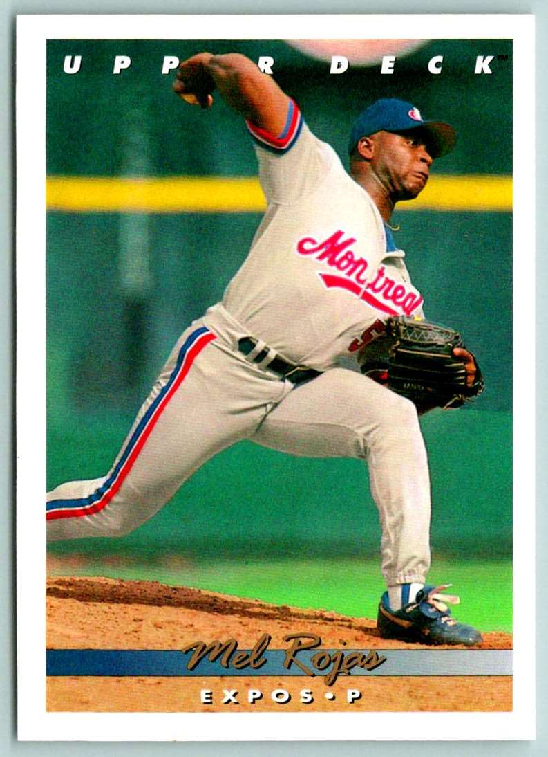 1993 Upper Deck Mel Rojas #190 on Kronozio