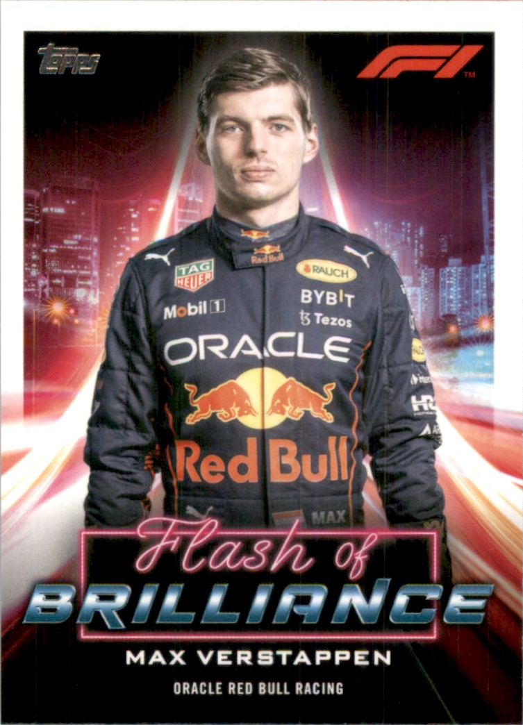 2022 Topps Formula 1 Flash of Brilliance Max Verstappen #FOBMV on Kronozio