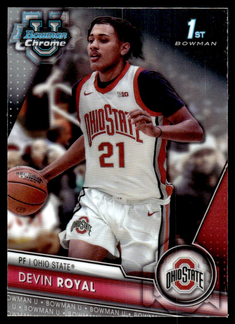 2023-24 Bowman Chrome University 1st Bowman Devin Royal #63 on Kronozio