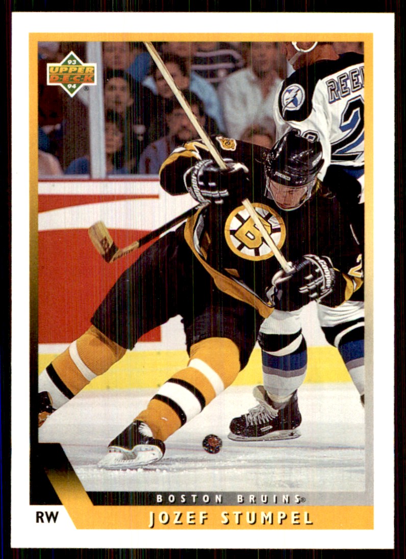 1993-94 Upper Deck Jozef Stumpel #379 on Kronozio