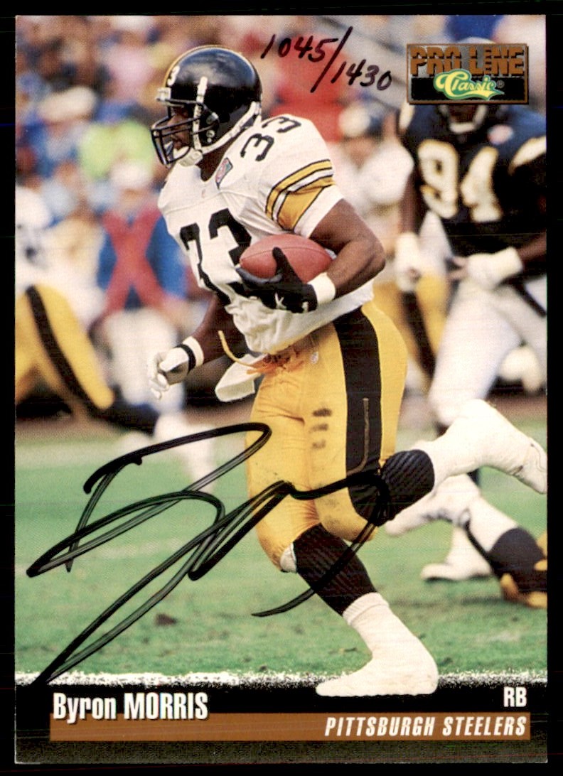 1995 Pro Line Autographs Bam Morris on Kronozio