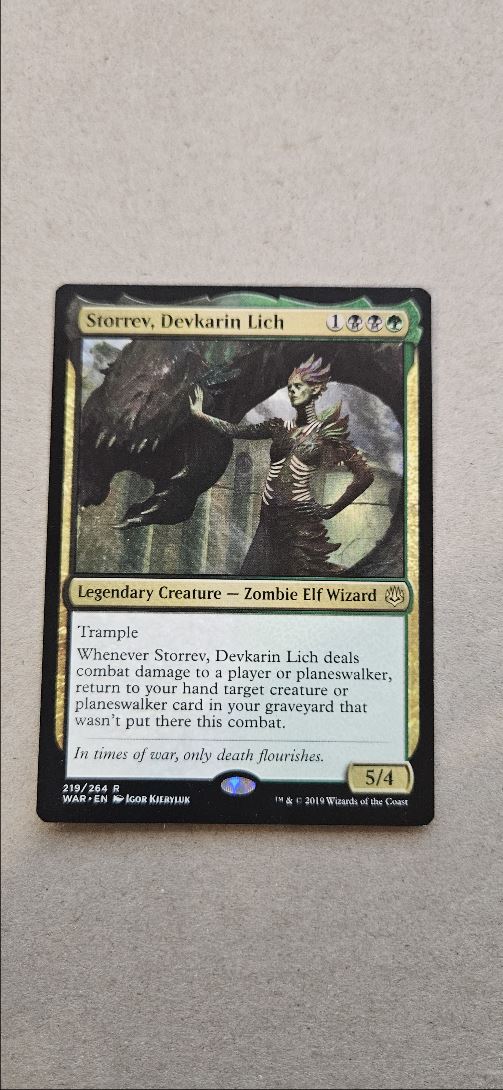 2019 MTG Card - Storrev, Devkarin Lich - Rare - War of the Spark - NM ...