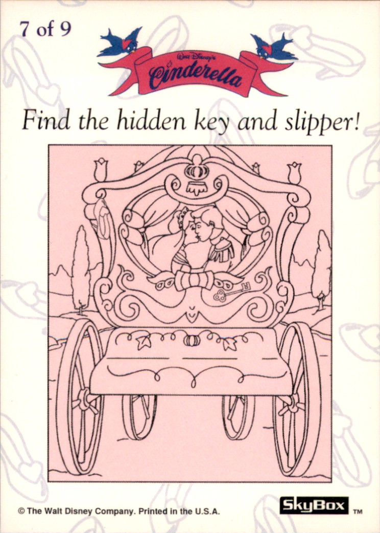 1995 Walt Disney's Cinderella Find the Hidden Key and Slipper #7 on ...
