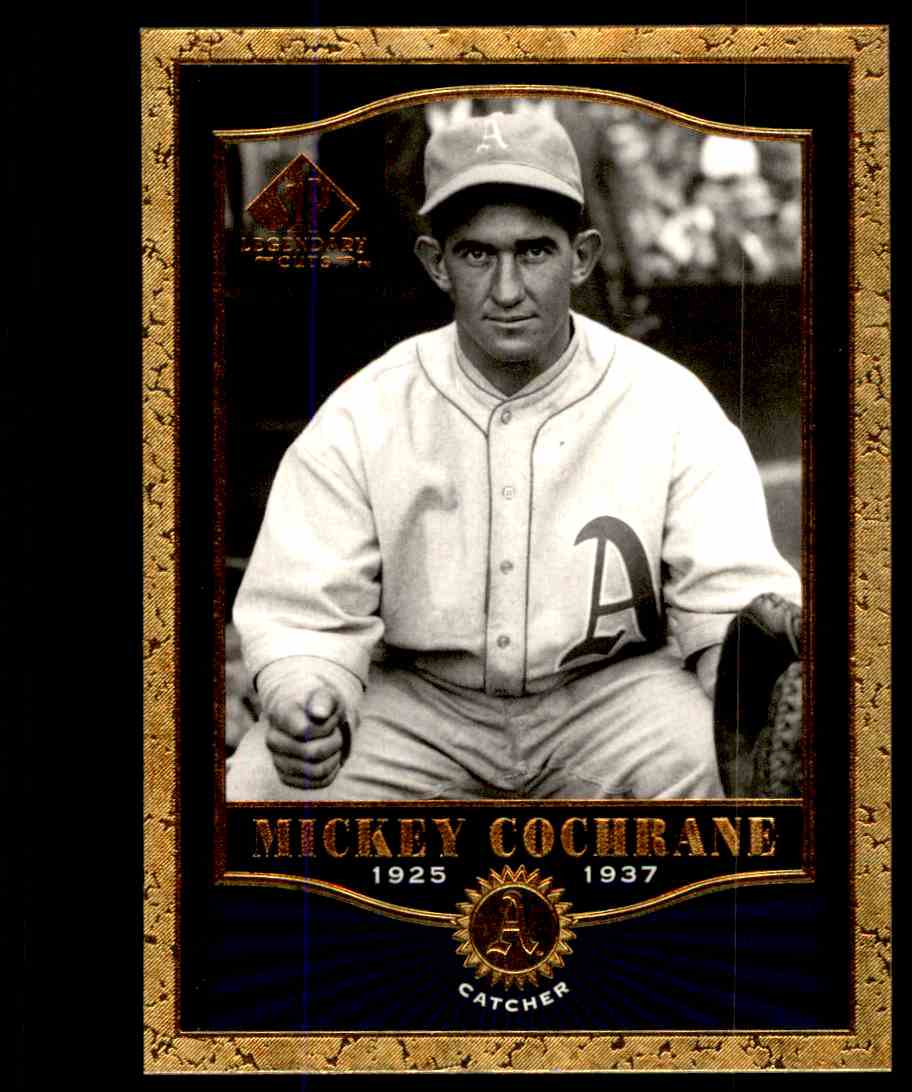 2001 SP Legendary Cuts Mickey Cochrane #3 on Kronozio