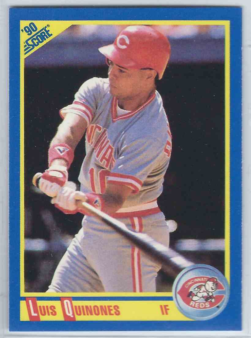 1990 Score Luis Quinones #499 on Kronozio
