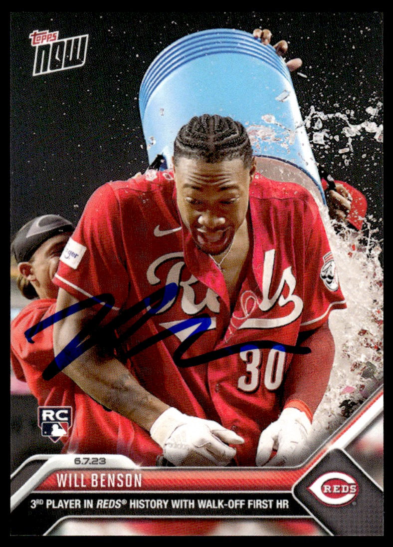 2023 Topps Now Baseball Will Benson #401 on Kronozio