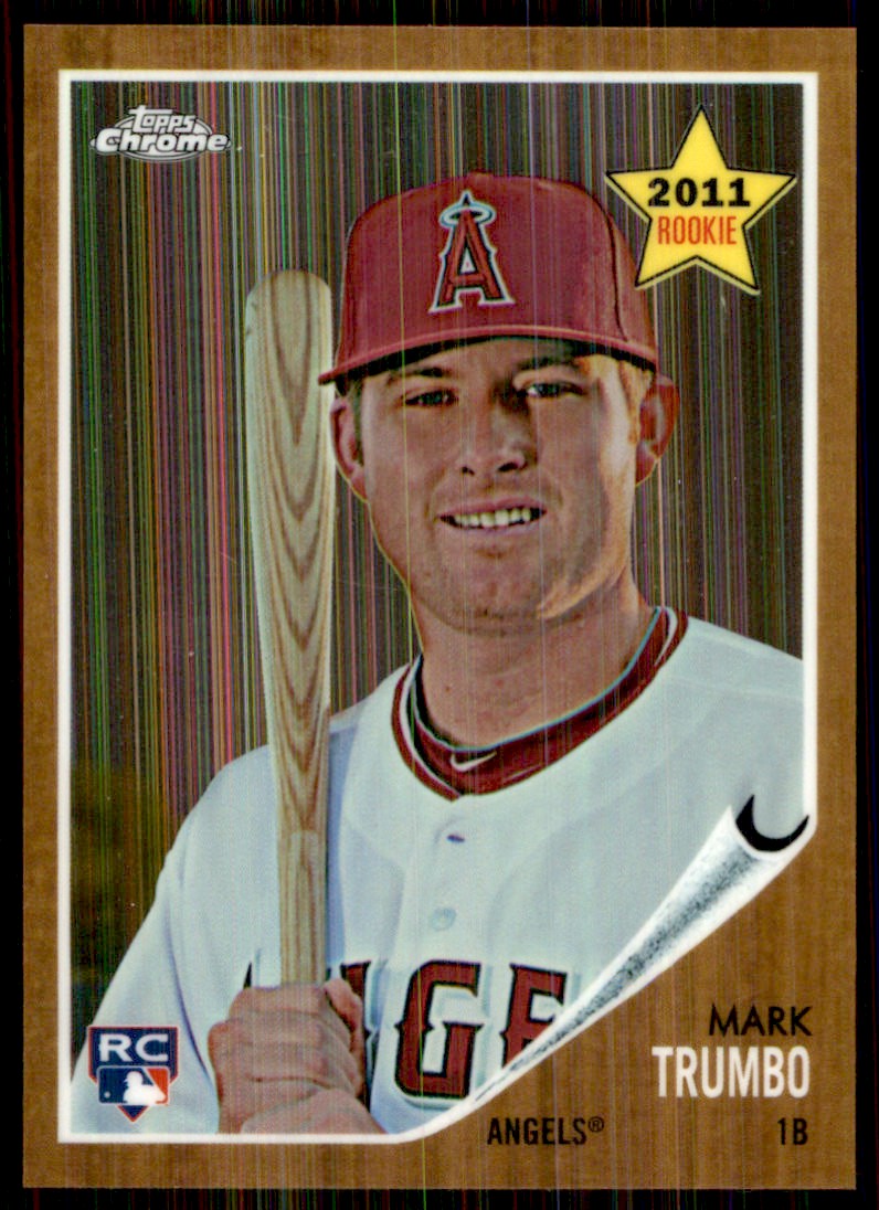 2011 Topps Heritage Chrome Mark Trumbo #C122 on Kronozio