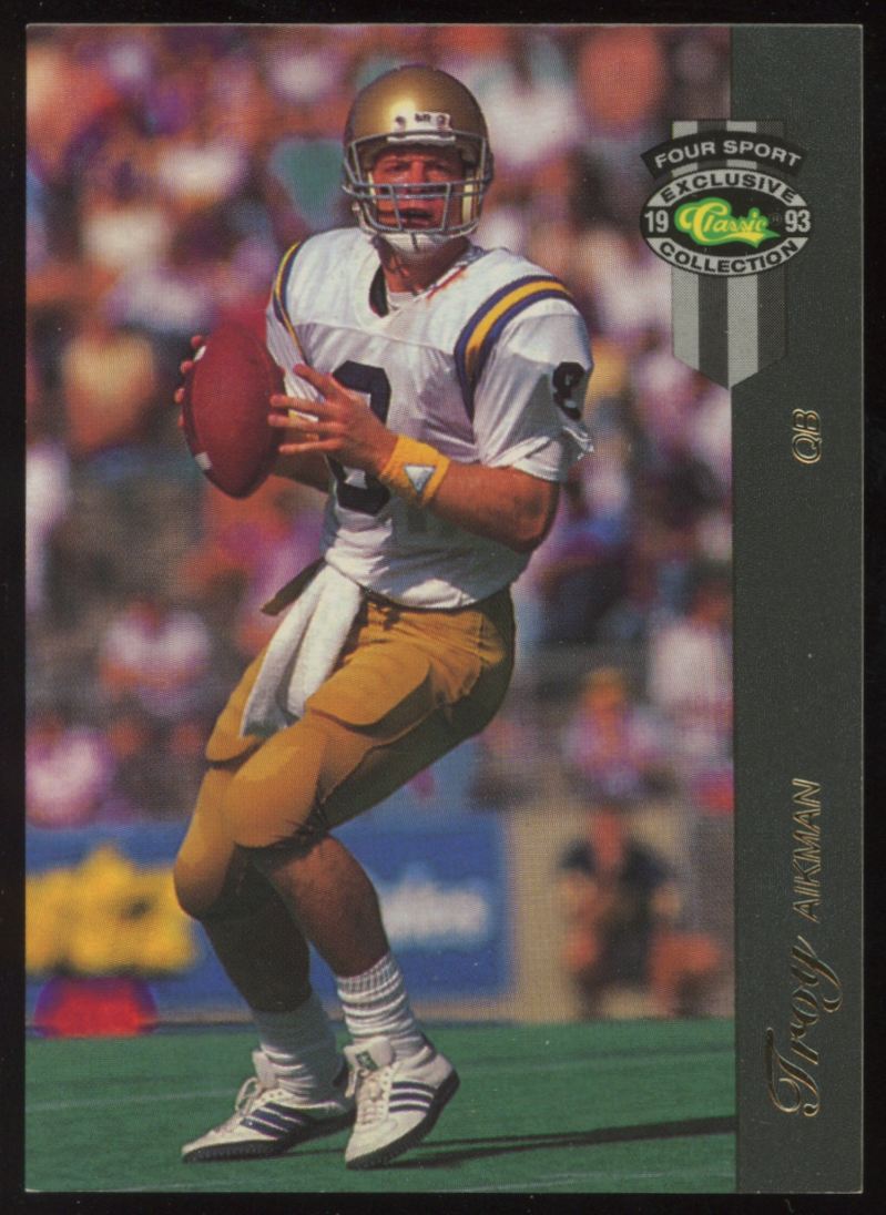 1993 Classic Four Sport McDonald's Troy Aikman #1 on Kronozio