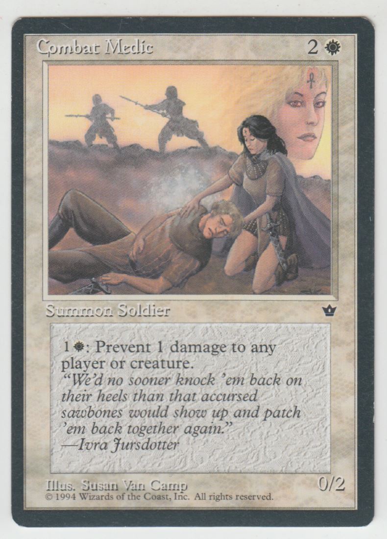 1994 Magic The Gathering Combat Medic on Kronozio