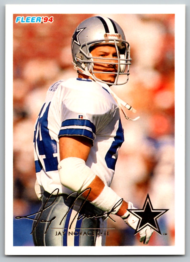 1994 Fleer Jay Novacek #119 on Kronozio