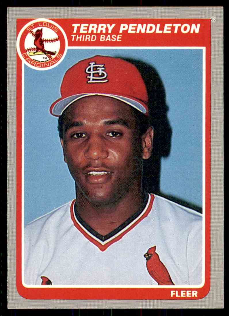 1985 Fleer Terry Pendleton #236 on Kronozio
