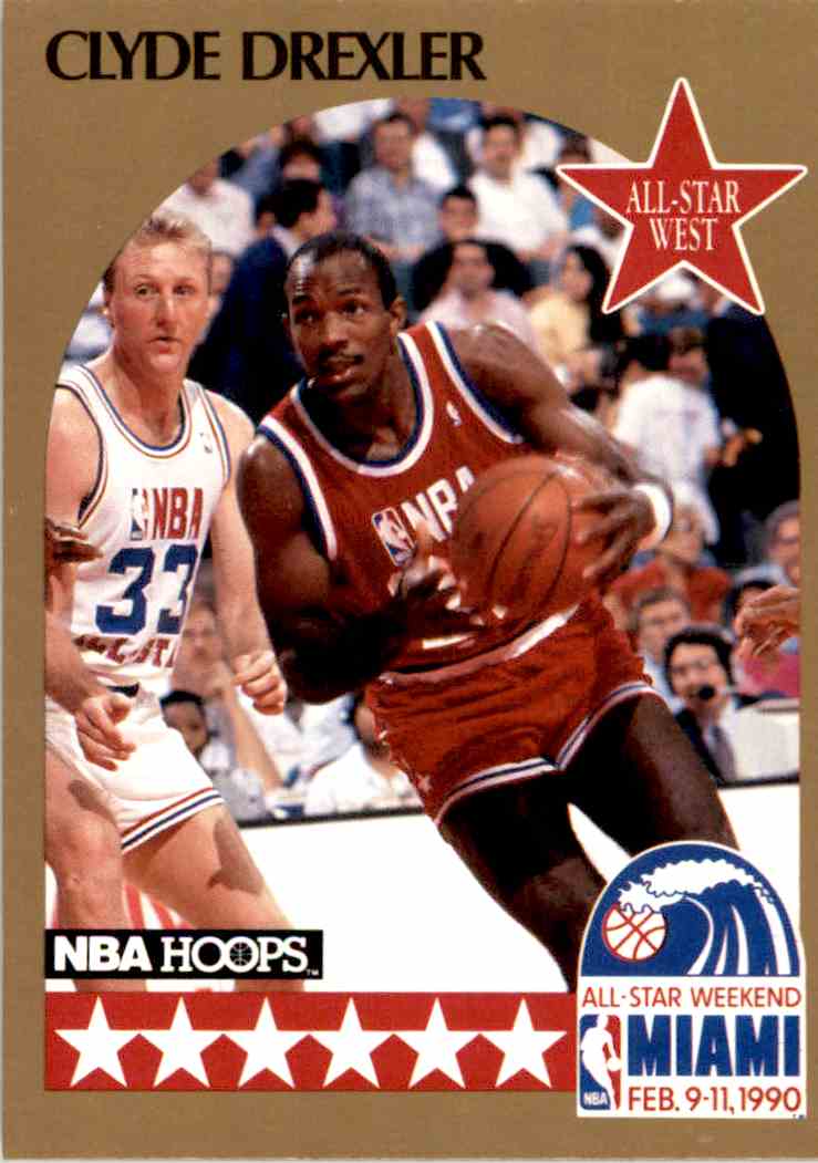 1990-91 NBA Hoops Clyde Drexler #16 on Kronozio