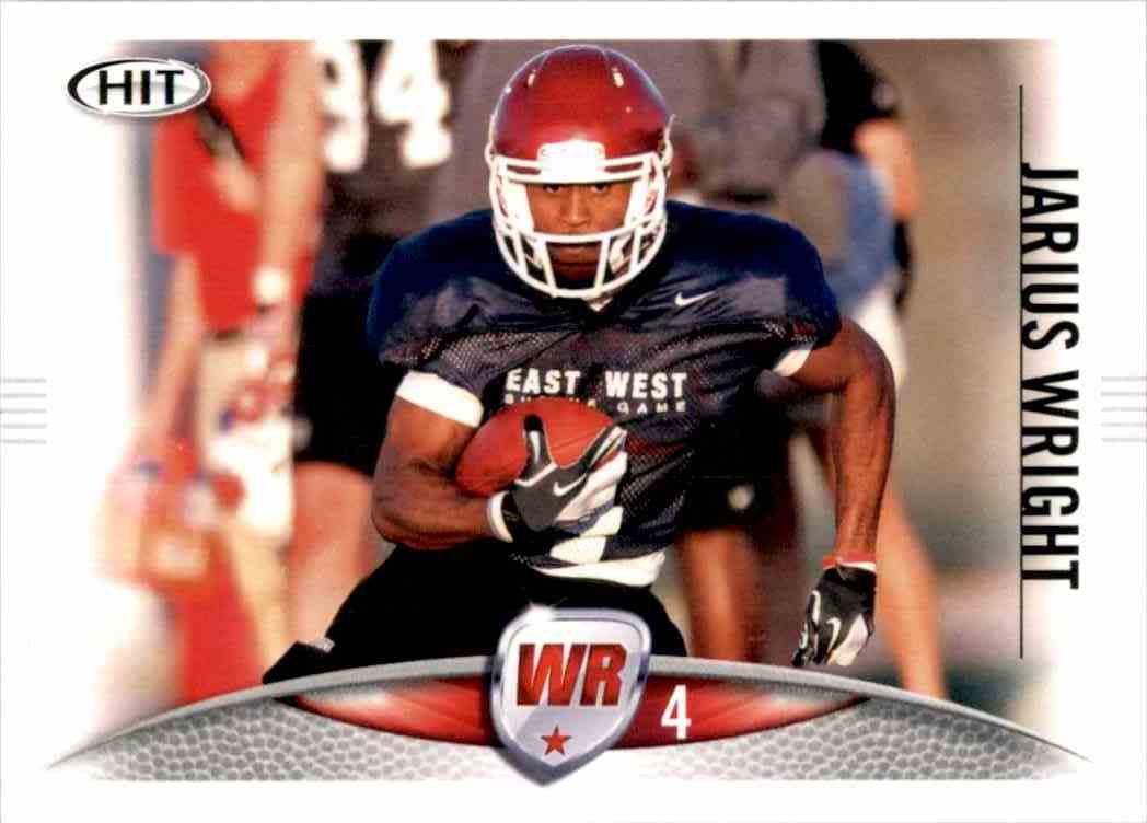 2012 Sage Hit Jarius Wright #104 on Kronozio