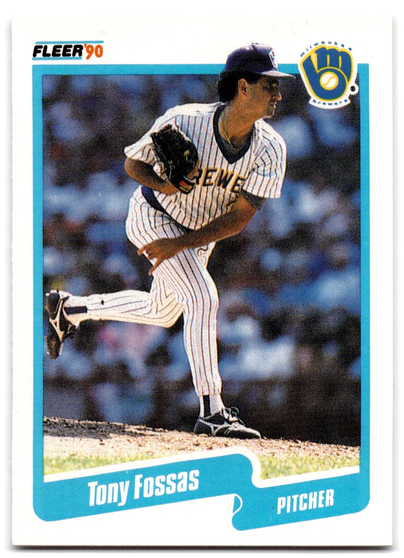 1990 Fleer Tony Fossas #323 on Kronozio