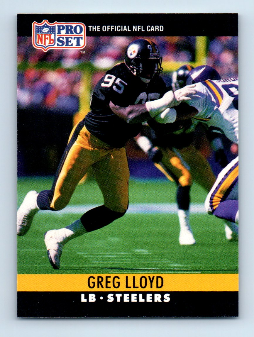1990 Pro Set Greg Lloyd Pittsburgh Steelers #272 | eBay