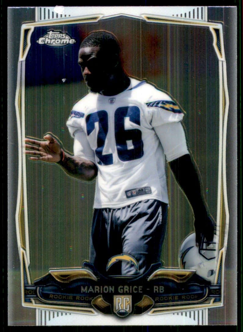2014 Topps Chrome Football Card Marion Grice #122 on Kronozio