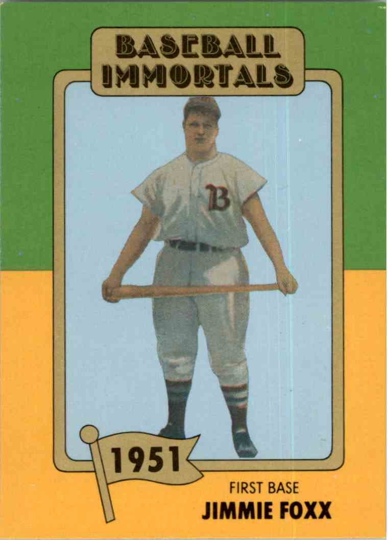 1980 Baseball Immortals 1st Printing - Jimmie Foxx - #59 on Kronozio