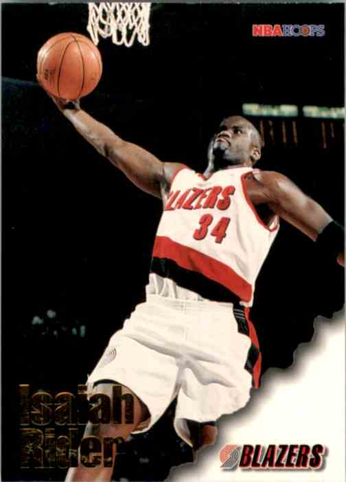 1996-97 Hoops Isaiah Rider #235 on Kronozio