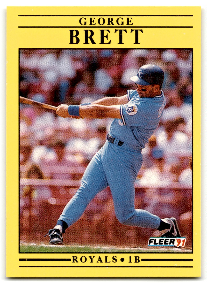 1991 Fleer George Brett #552 on Kronozio