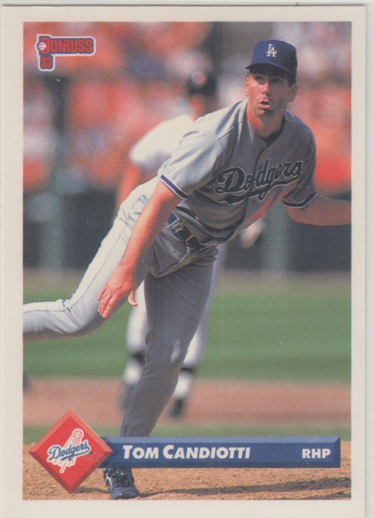1993 Donruss Tom Candiotti #142 on Kronozio