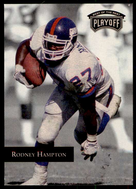 1992 Playoff Rodney Hampton #144 on Kronozio