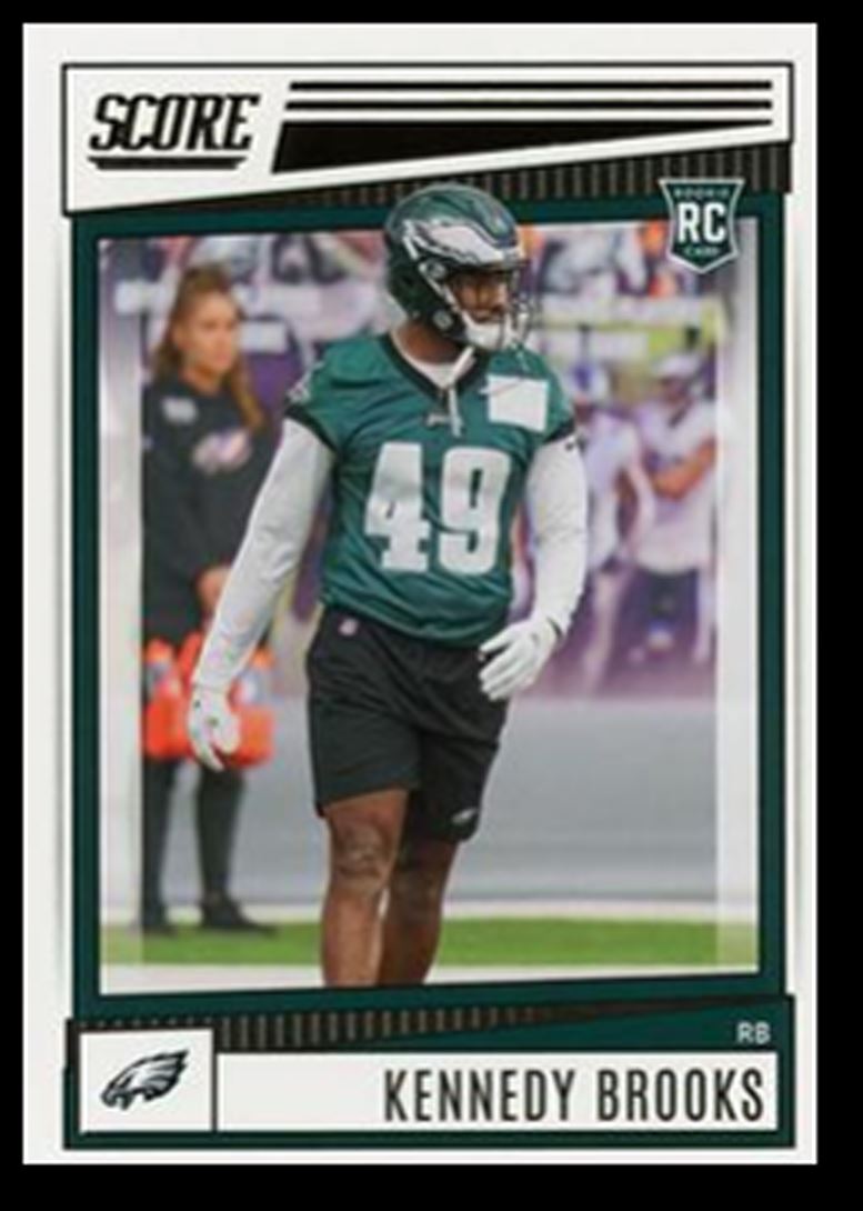 2022 Score Kennedy Brooks #344 on Kronozio