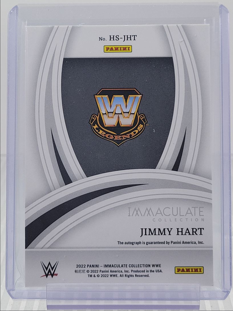2022 IMMACULATE WWE HERALDED AUTOGRAPH JIMMY HART on Kronozio